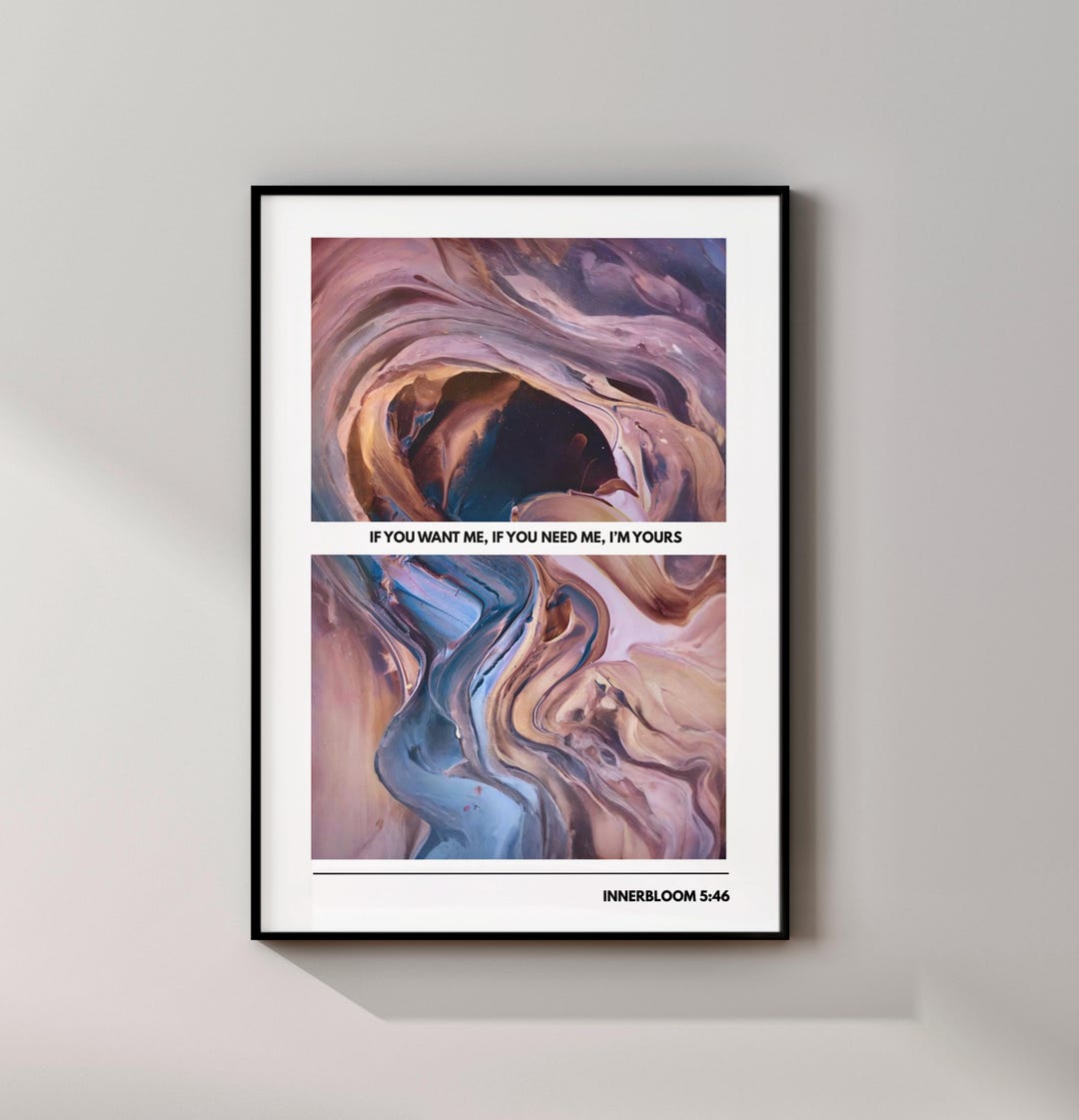 RÜFÜS DU SOL Innerbloom 5:46 Lyric Poster | Digital Print | Festival ...