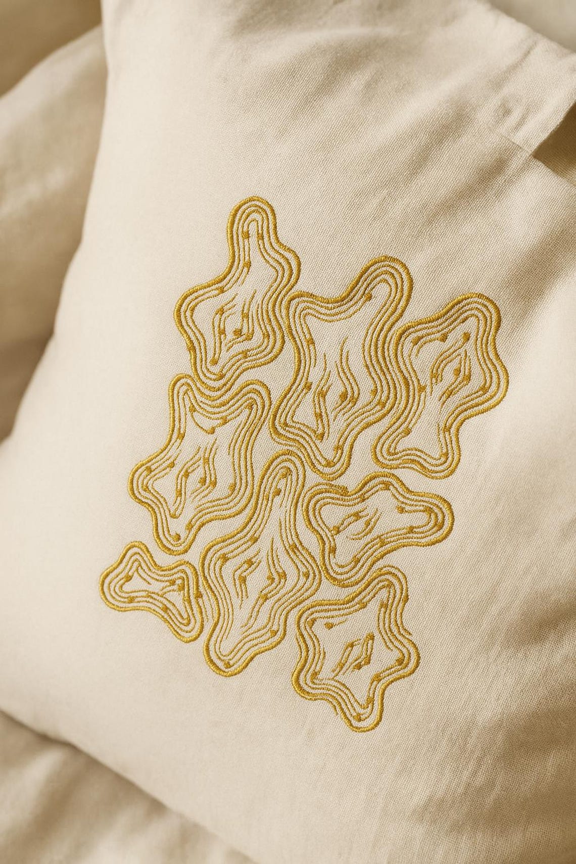 Modern Abstract Embroidery Design – Machine Stitch File (PES, DST, VP3 ...