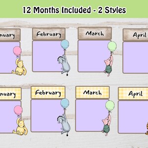 Winnie the Pooh Birthday Bulletin Board Kit- Classroom Theme - Etsy
