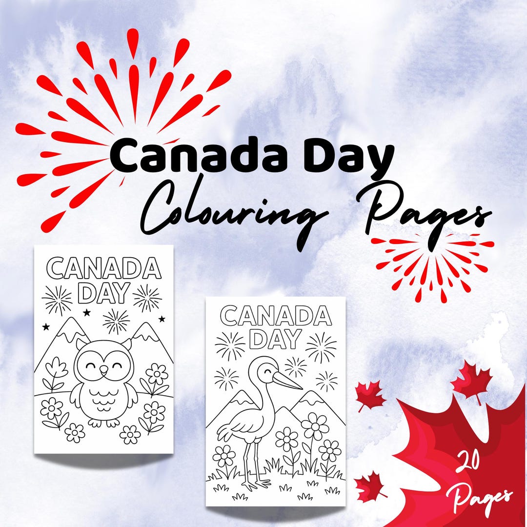 Canada Day Colouring Pages for Kids | Printable Activity Sheets ...