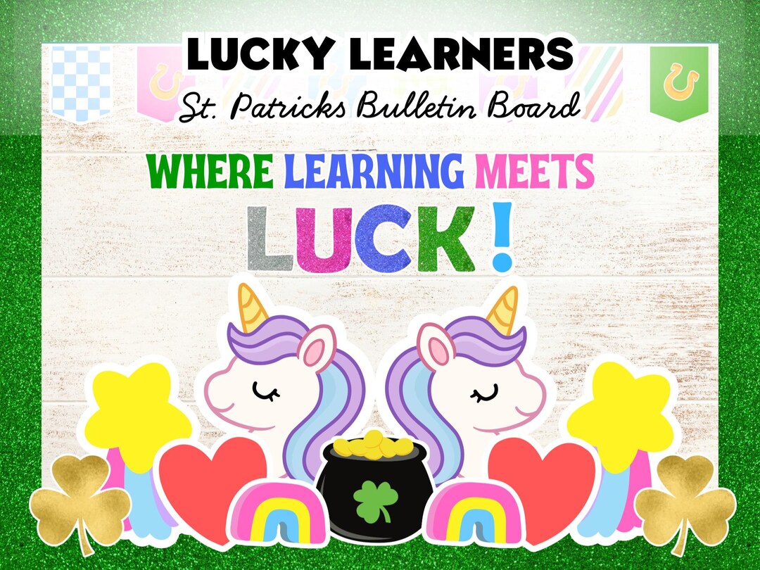 St.patricks Day Bulletin Board Kit | Classroom Theme - Etsy