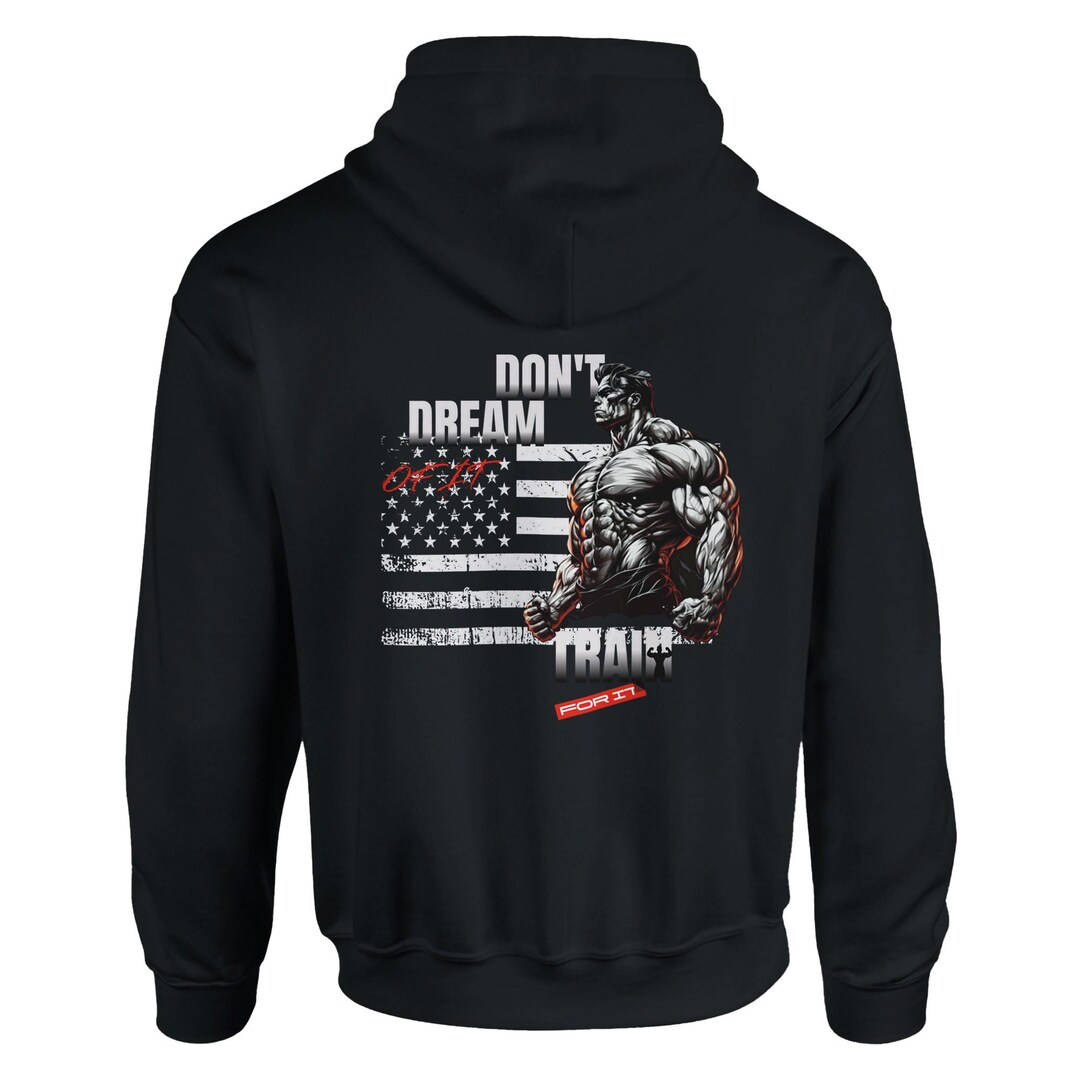 Bodybuilder Hoodie for the Gym - Intense Training, Bulk Apparel ...