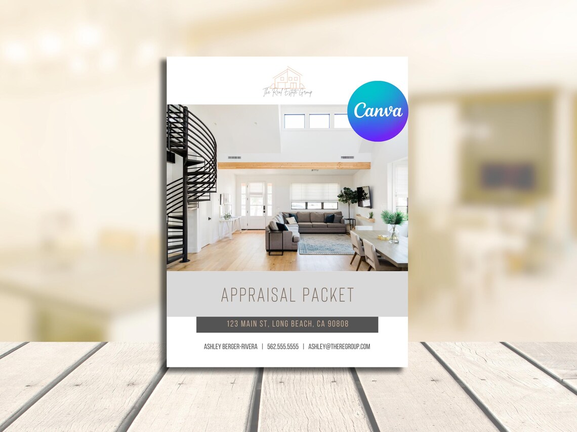 Real Estate Appraisal Packet | CMA & Comparable Sales Presentation ...