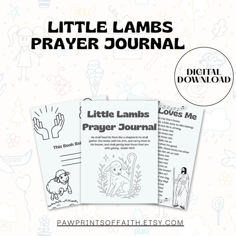 Kids Prayer Journal: Christian Coloring & Activity Book (ages 5-8) PDF ...