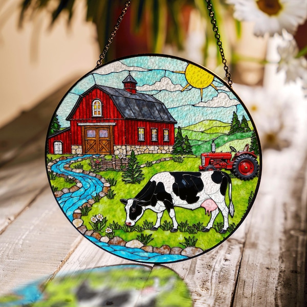 Stained Glass Barn - Etsy