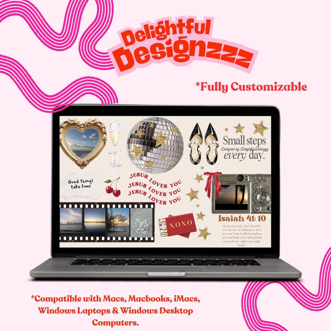 Cute MacBook Wallpapers, Fun Digital Prints, Aesthetic Laptop Backgrounds, Customizable ...