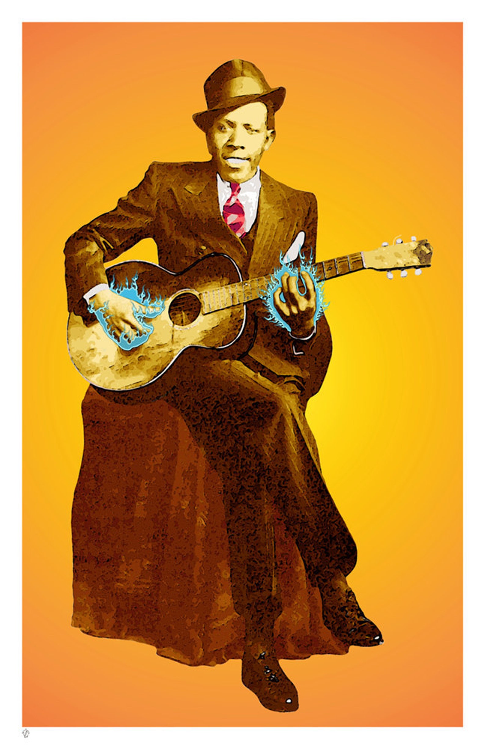MR. JOHNSON, Digital Illustration Print by St.knick - Etsy