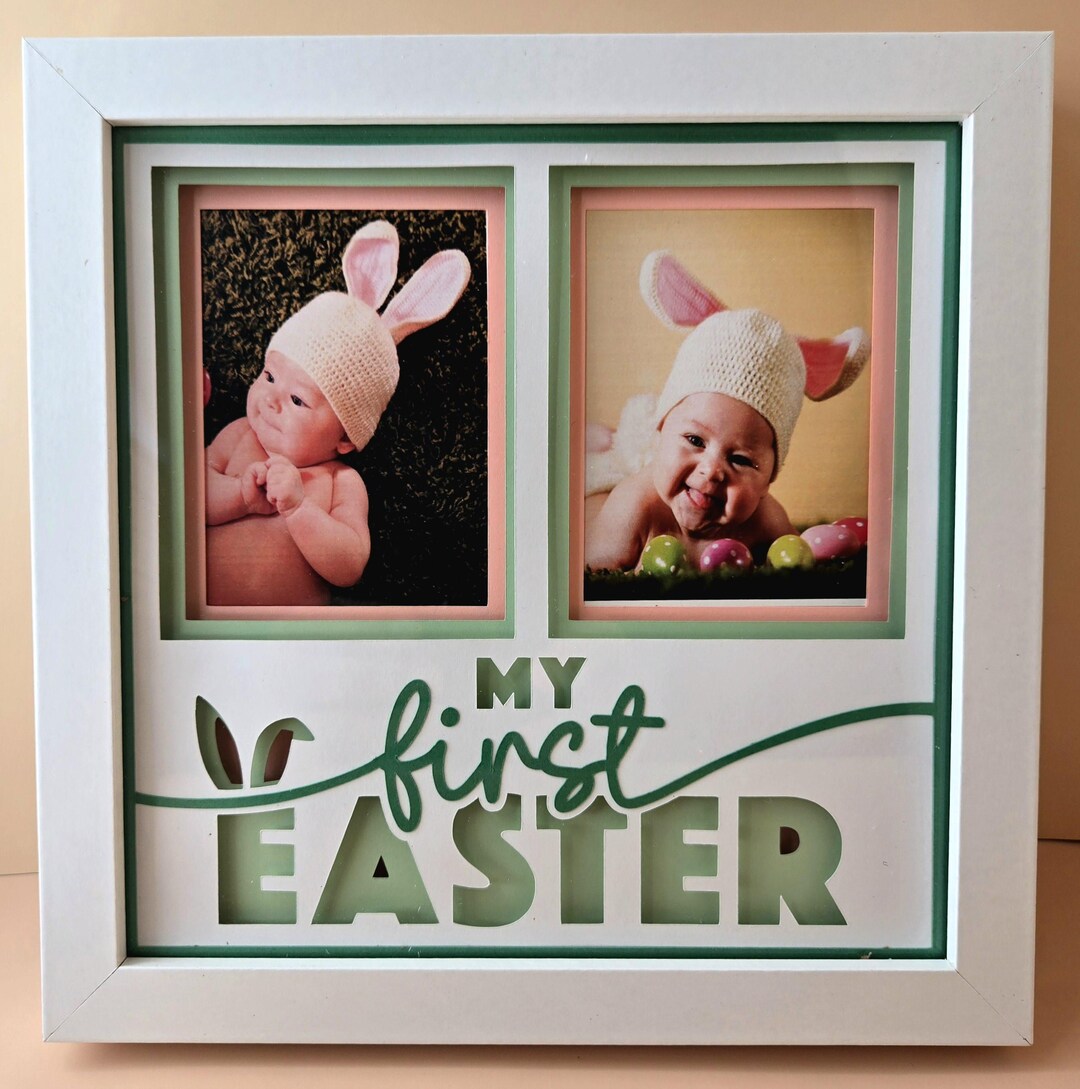 My First Easter 3D Framed Shadow Box - Easter Gift, Memory Treasured ...