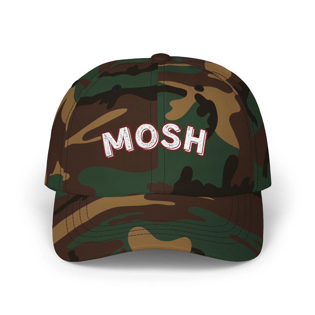 MOSH Dad Cap, Dad Hat, Hardcore, Punk Rock, Straight-edge, Metal - Etsy