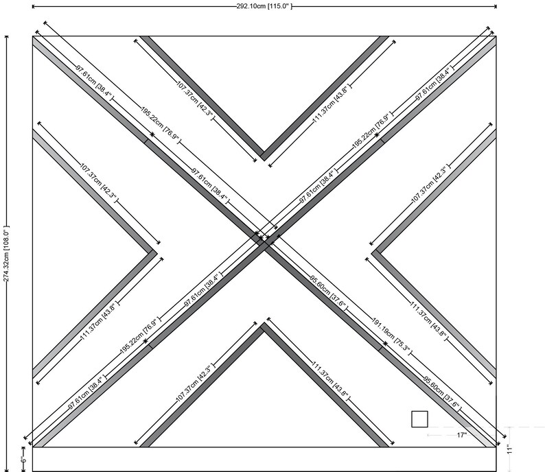 Custom Asymmetrical Wall Molding Moulding Design: Accent Wall Plans ...