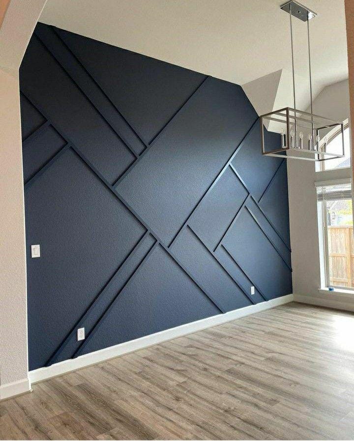 Custom Asymmetrical Wall Molding Design: Accent Wall Plans- (digital ...
