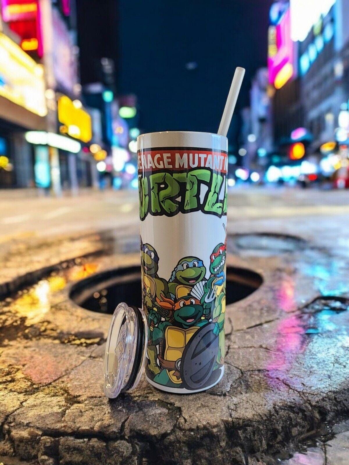 TMNT, Teenage Mutant Ninja Turtles Tv/comics Inspired 20oz Tumbler With ...