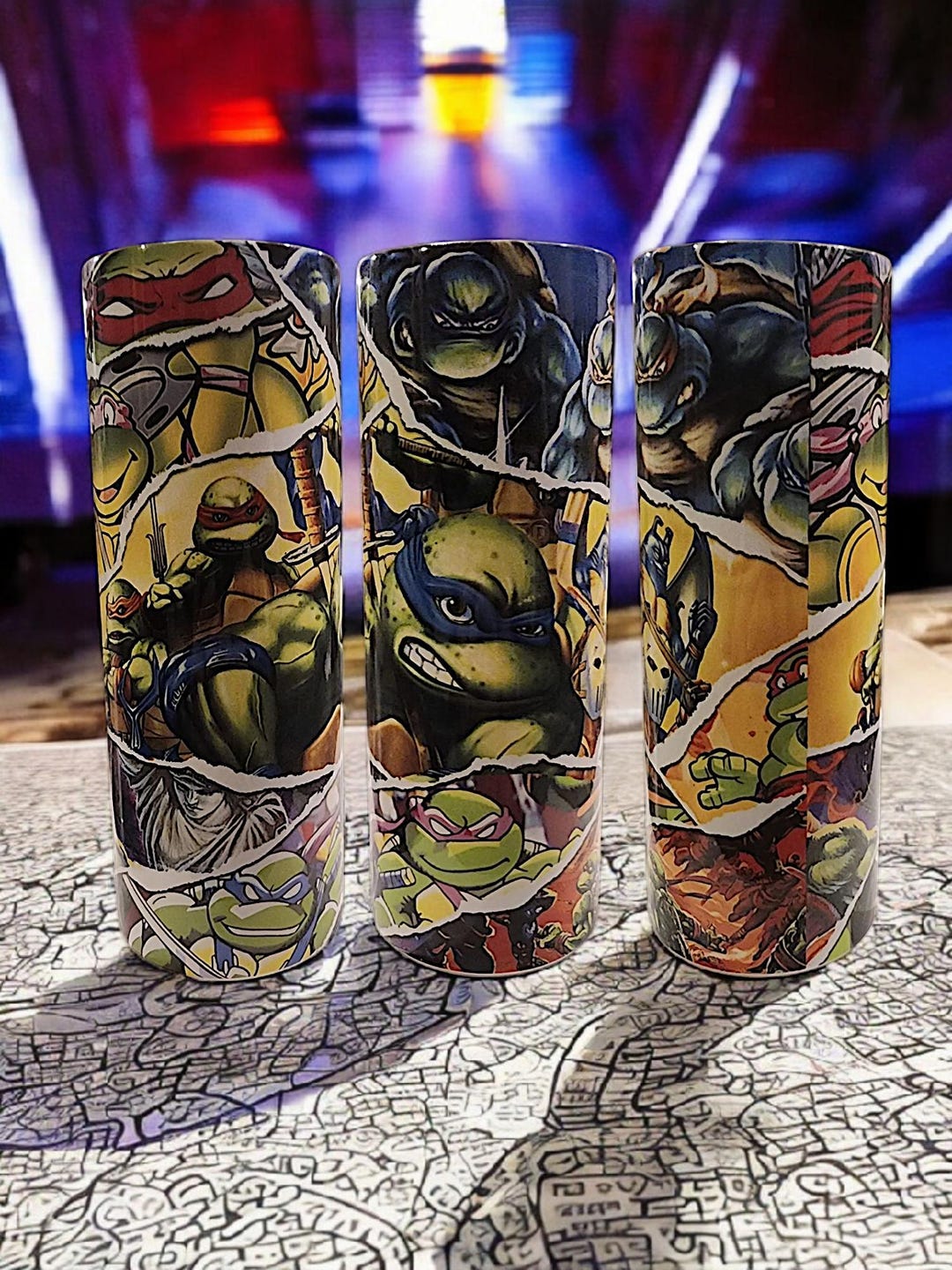 TMNT, Teenage Mutant Ninja Turtles Tv/comics Inspired 20oz Tumbler With ...