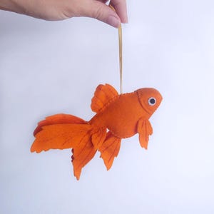 DIY Felt Goldfish- PDF Tutorial and Pattern Download- Fantail Fancy ...