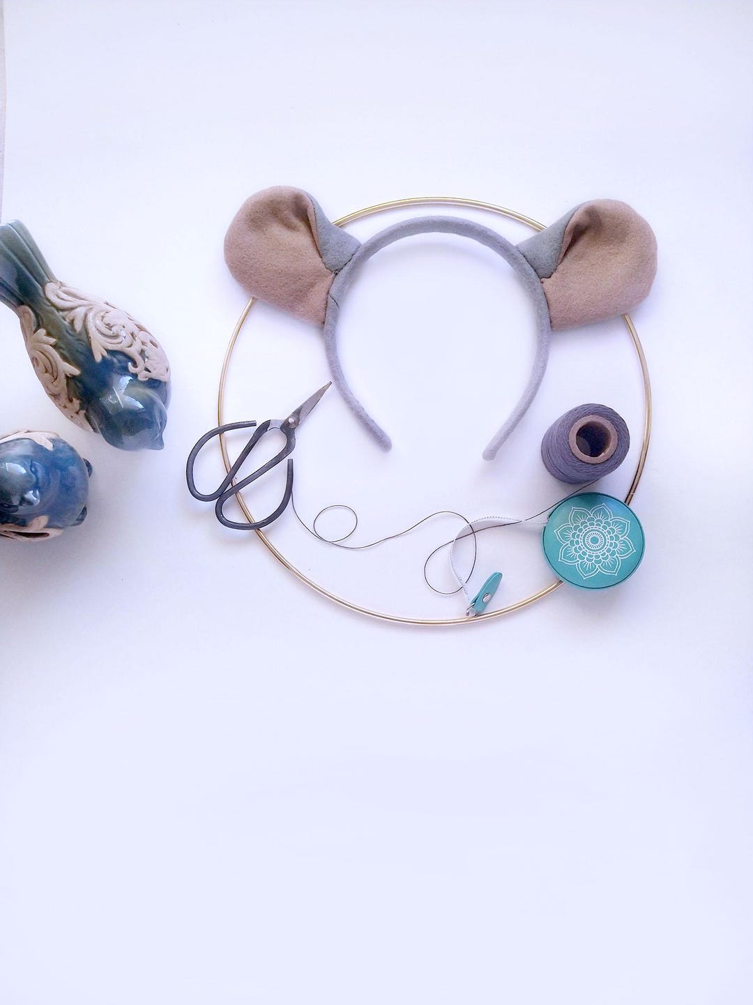 DIY Mouse Ear Headband- PDF Tutorial and Pattern Download - Etsy
