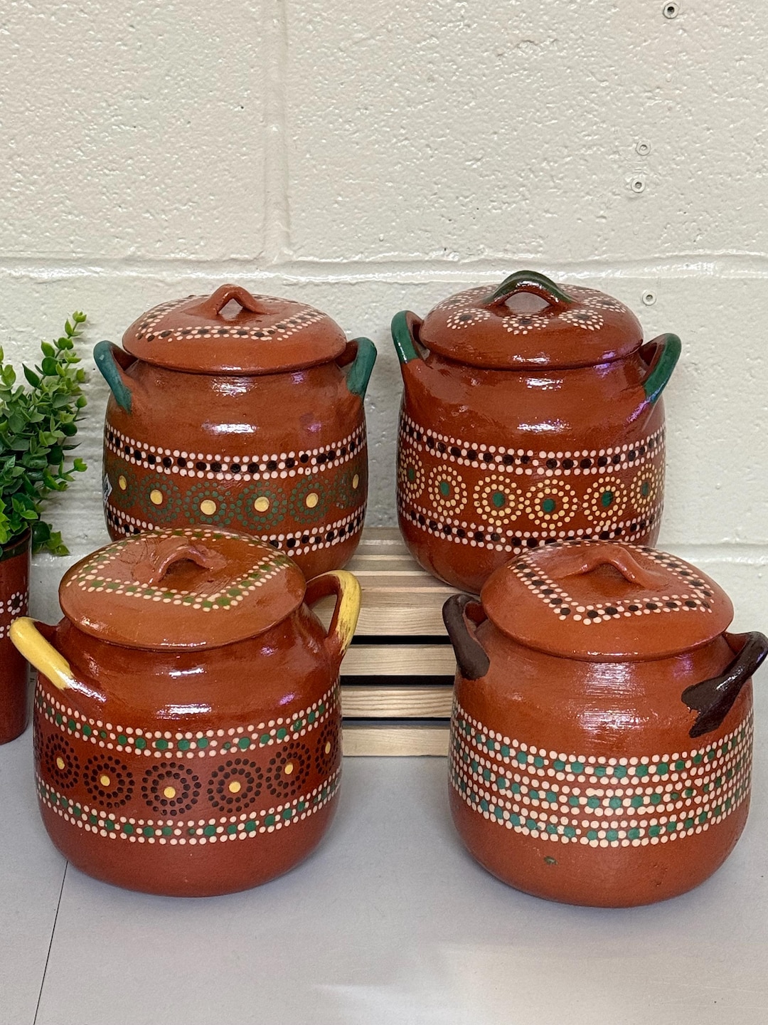 Ollas De Barro Capula, Mexican Bean Pot. Vintage Mexican Clay Pot. Mexico Slow Cooker. Lead Free ...