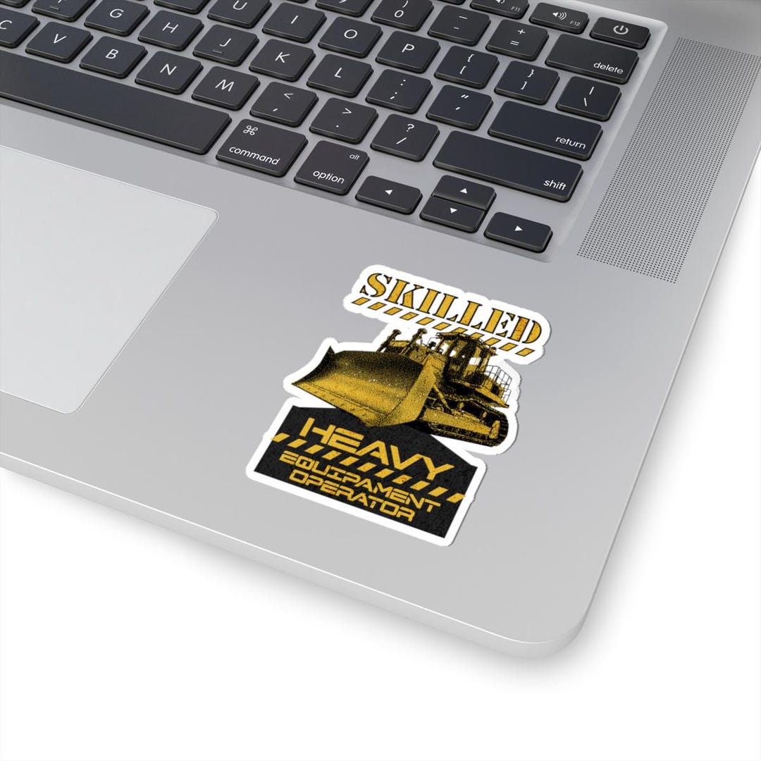 Dozer Operator Hard Hat Sticker: Vinyl Bulldozer Decal - Etsy