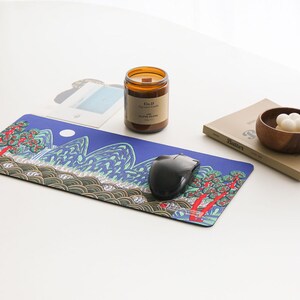 Korean Minhwa Mouse Pad – Traditional Folk Art Desk Mat | Irwol Obongdo ...
