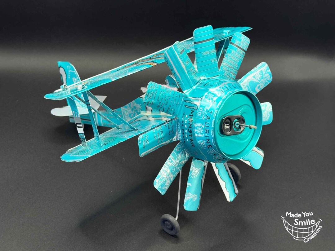Monster Engery Ultra Fiesta Pop Cans Airplane: Pops Planes (made From ...