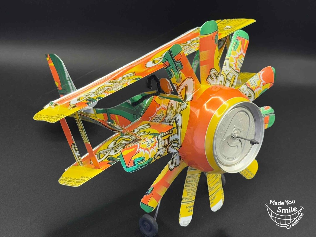 Cactus Cooler Pop Cans Airplane: Pops Planes (made From Empty Soda Pop ...