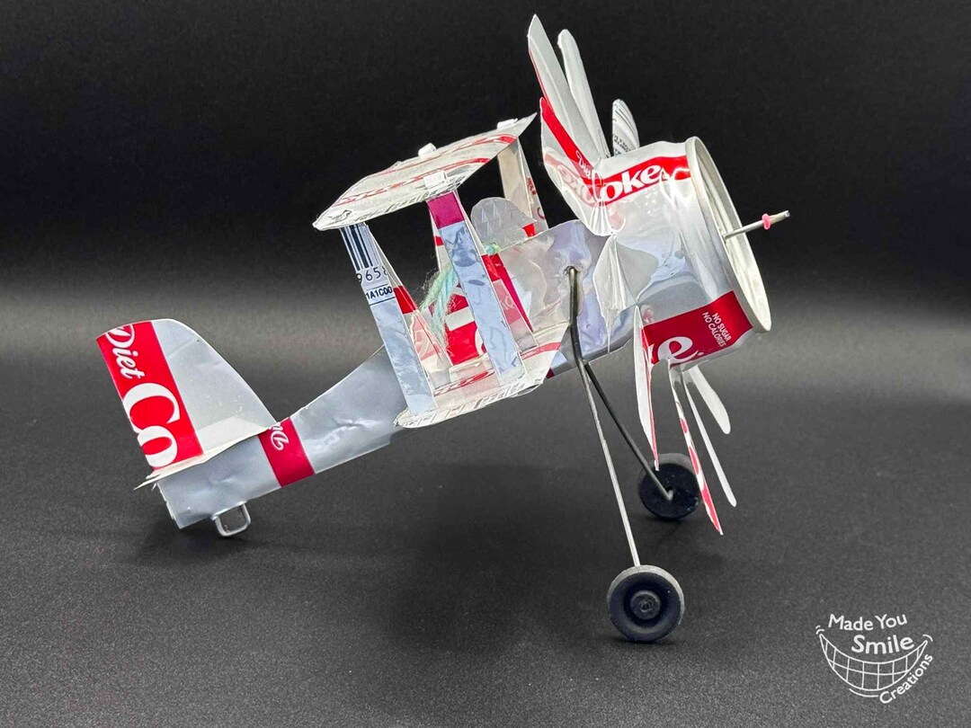 Pop's Planes Airplanes - Diet Coke Pop Can Plane - Etsy
