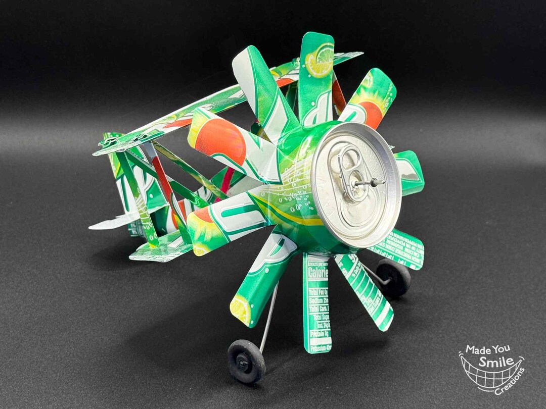 7up Pop Can Airplane: Pops Planes (made From Empty Soda Pop Cans) - Etsy