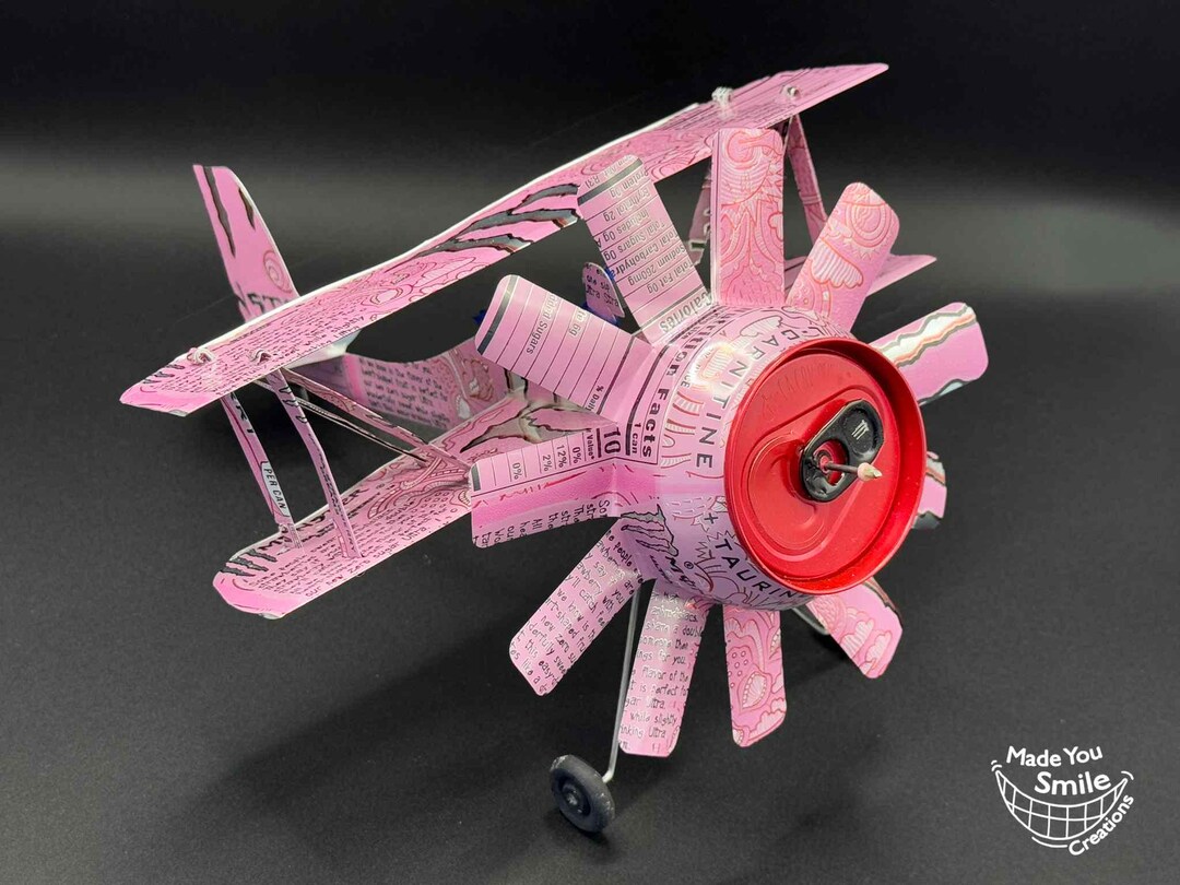 Pop's Planes Airplanes Made From Monster Ultra Strawberry Dreams Pop ...