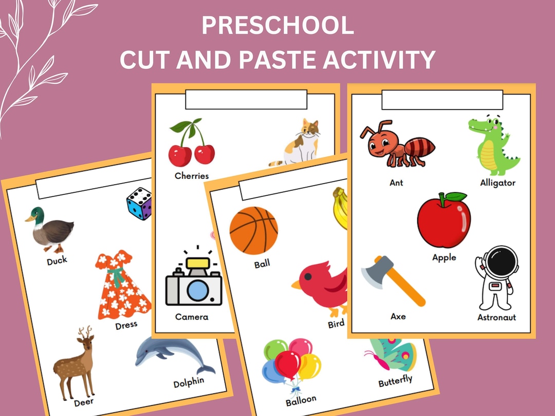 Preschool | Cut and Paste | Activity for Kids | Printable | Fun ...