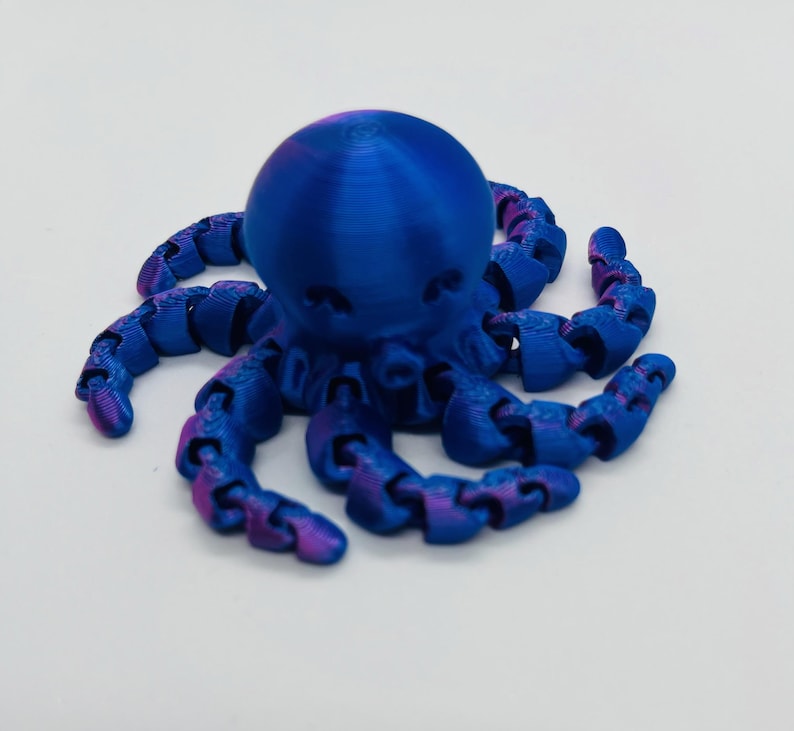 3D Printed Octopus - Etsy