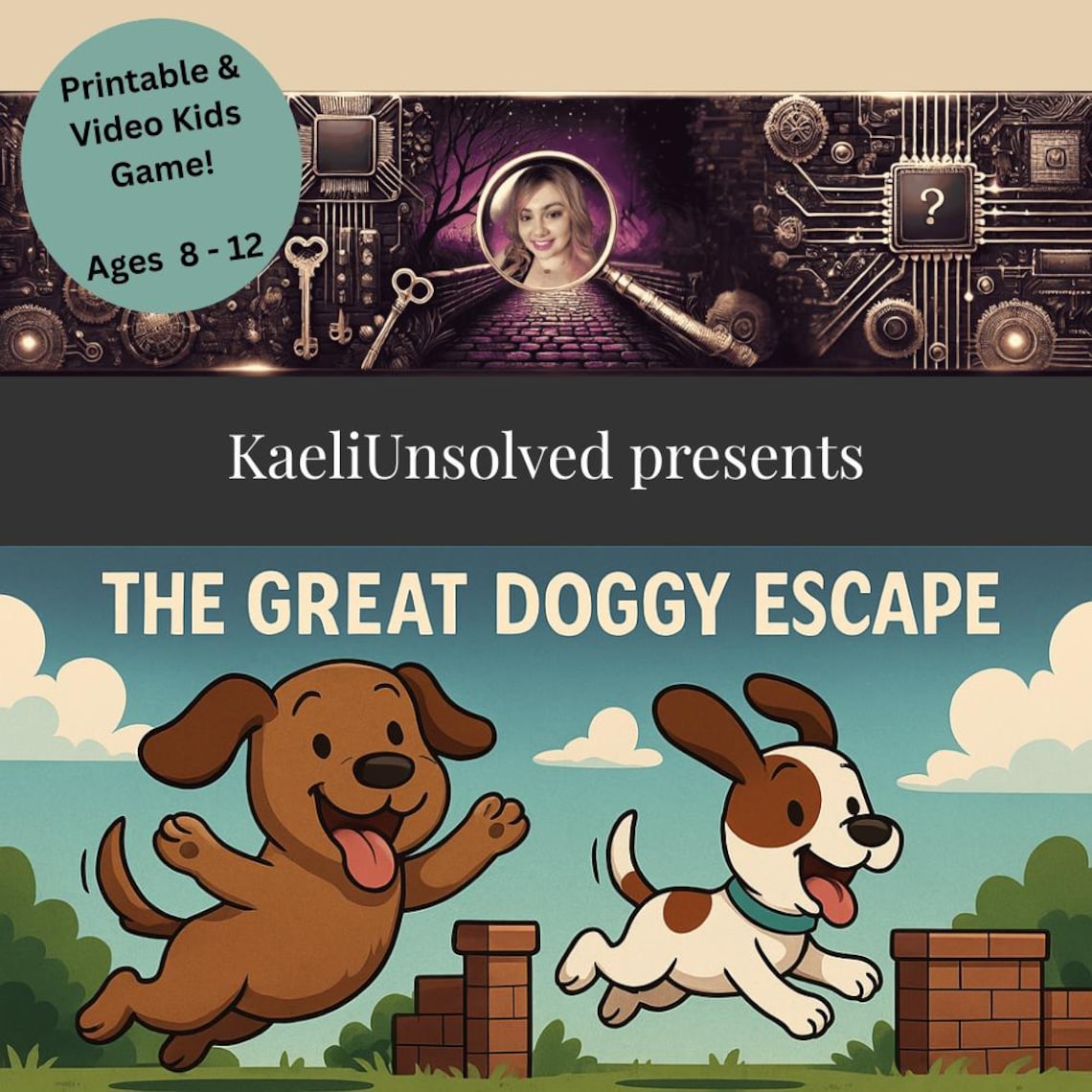 The Great Doggy Escape – Printable Mystery Game for Kids | Dog-themed ...