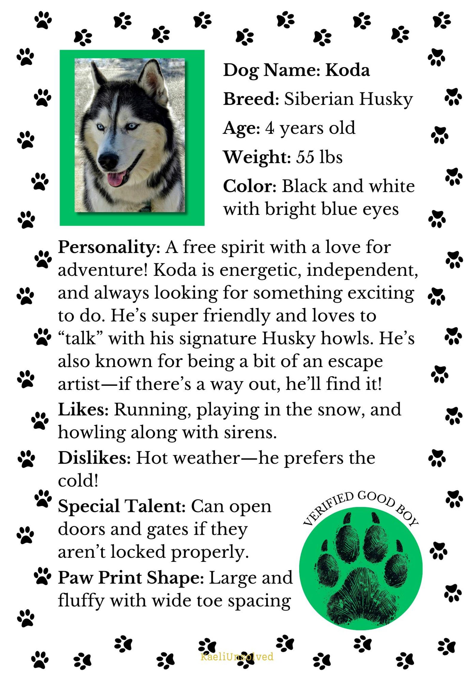 The Great Doggy Escape – Printable Mystery Game for Kids | Dog-themed ...