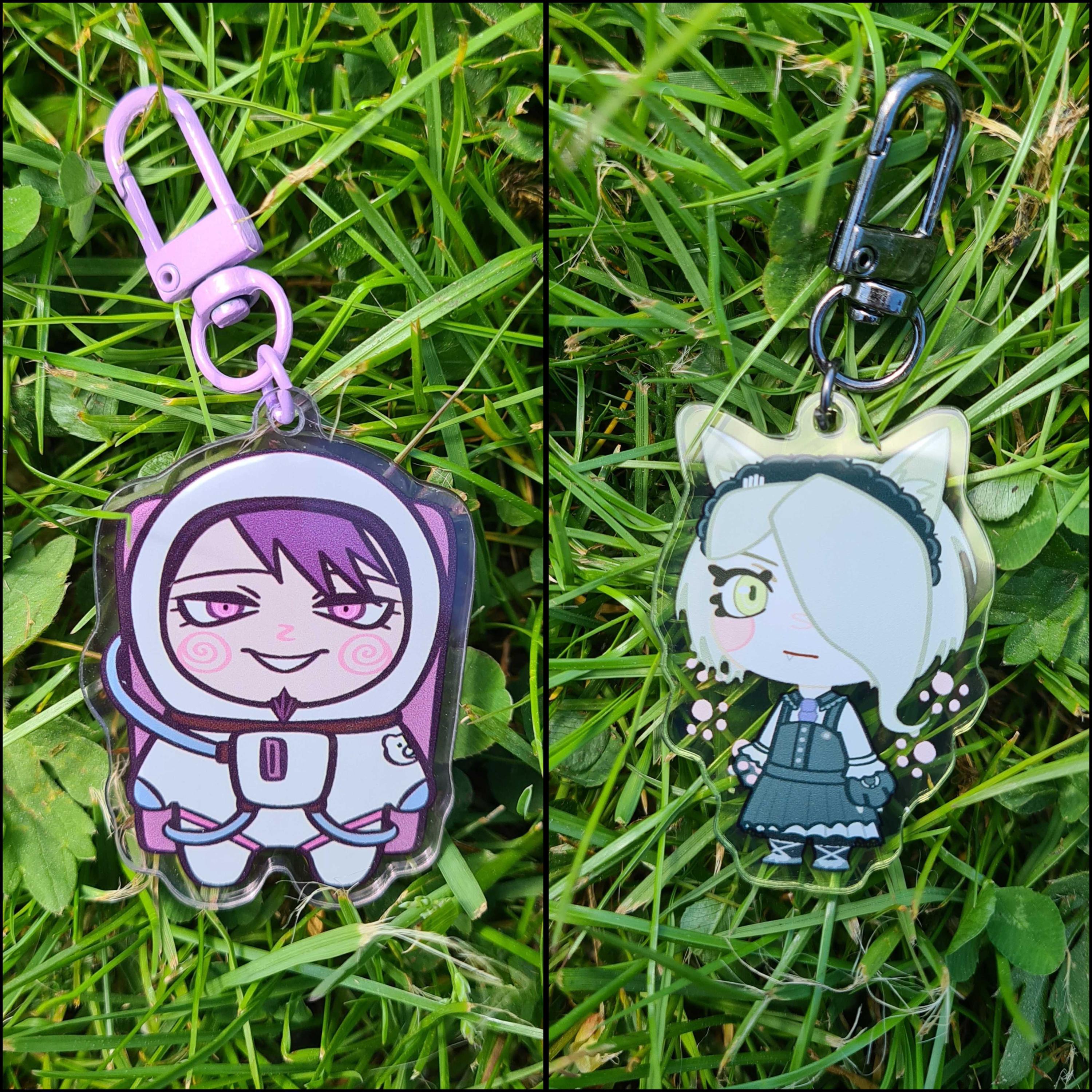 Danganronpa Chibi Keychains, Kaito, Gundham, Nagito, Gonta, Fuyuhiko ...