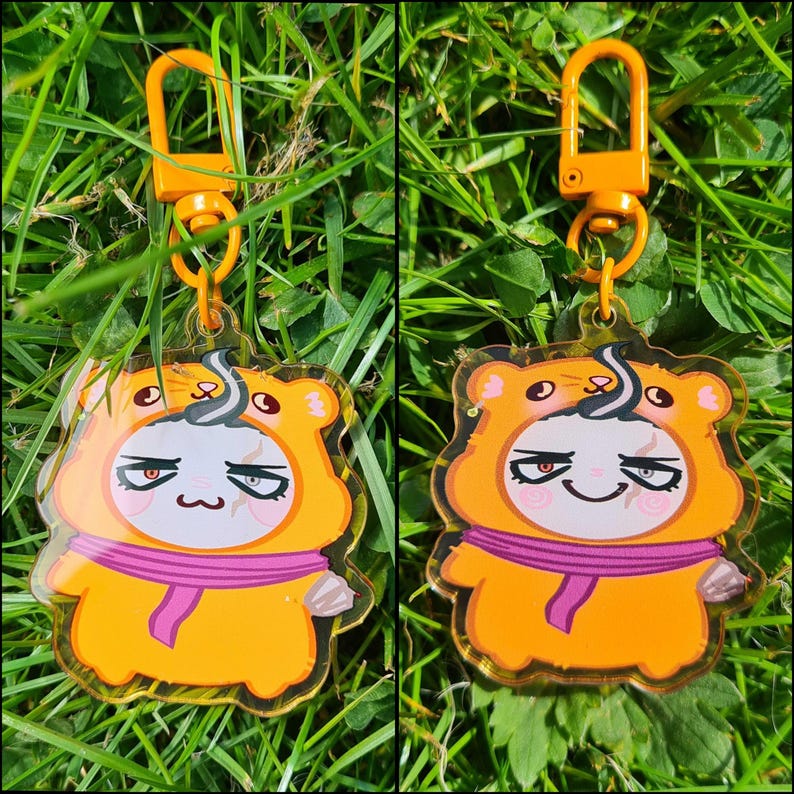 Danganronpa Chibi Keychains, Kaito, Gundham, Nagito, Gonta, Fuyuhiko ...