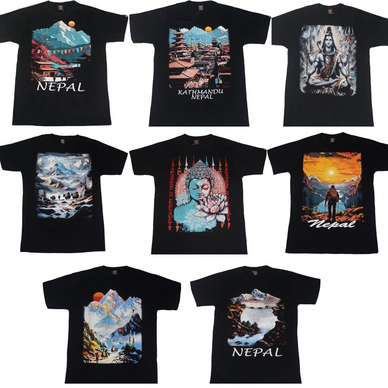 Kathmandu Nepal Tshirt - Etsy
