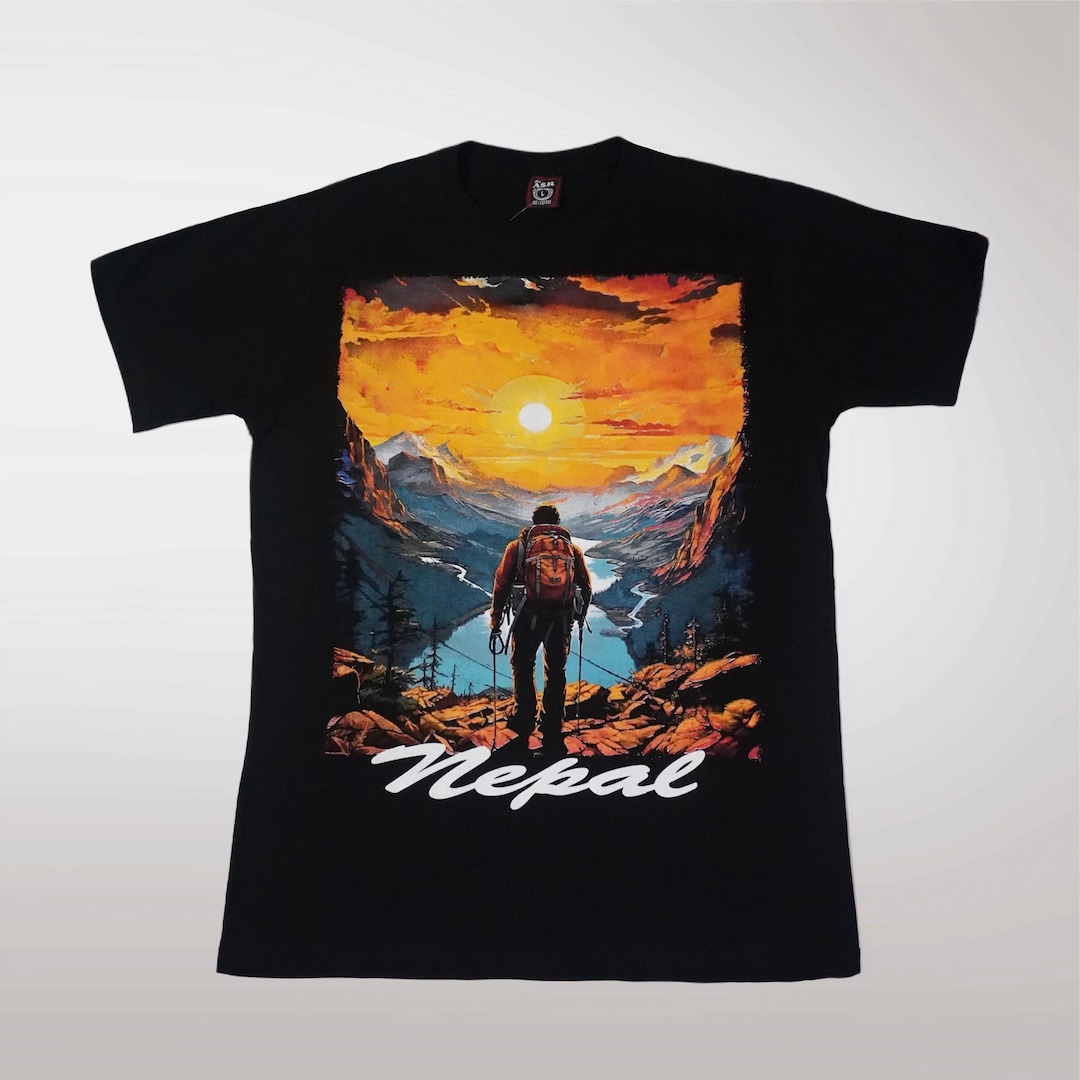 Nepal Trekking Tshirt - Etsy