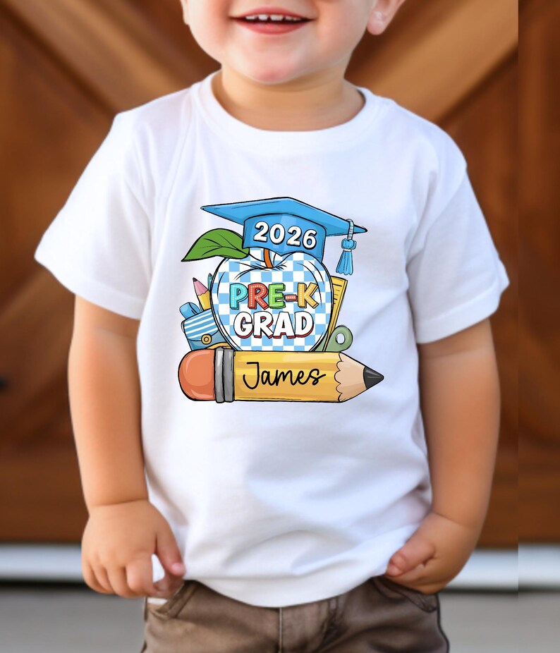 Personalized Pre-k Graduation Shirt, Graduation Kids Gift, Class of ...
