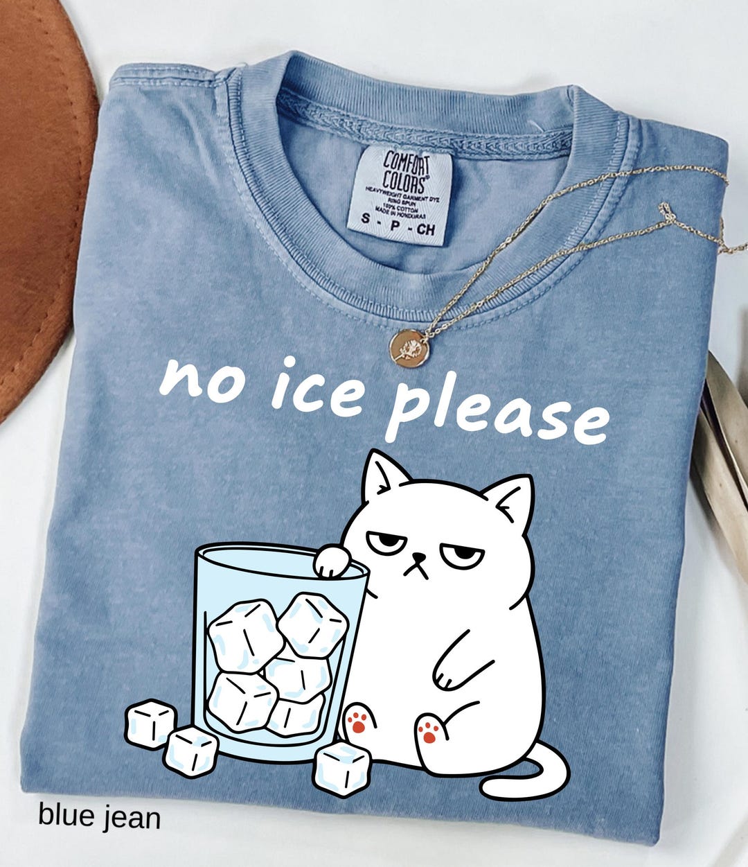 No Ice Please Comfort Colors© Shirt: Funny Cat Meme Abolish ICE Tee ...