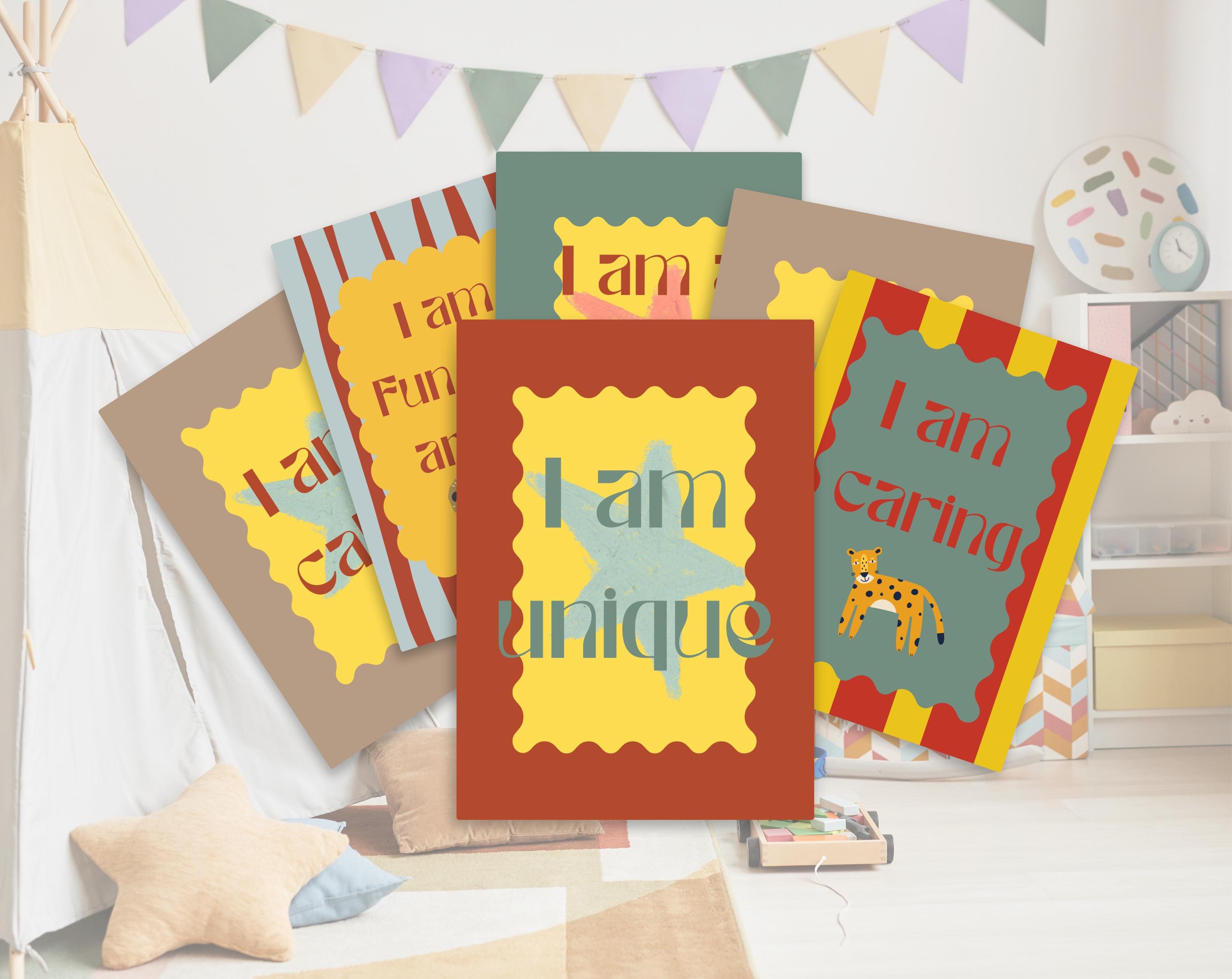 Printable Kids Affirmation Cards | Positive "i Am" Statements for ...