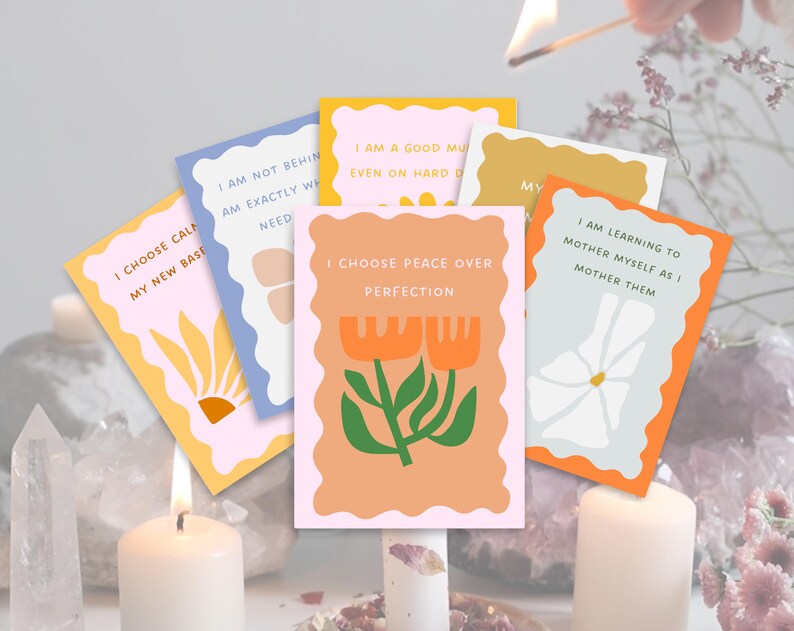 Printable Affirmation Cards for Mothers | 20 Positive Quote Cards ...