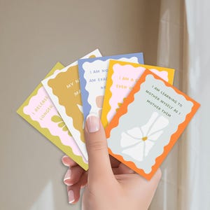 Printable Affirmation Cards for Mothers | 20 Positive Quote Cards ...