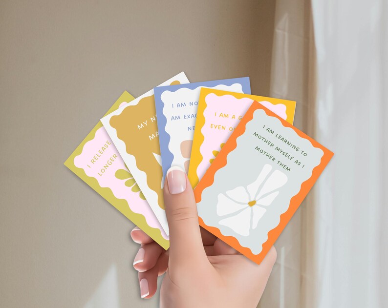 Printable Affirmation Cards for Mothers | 20 Positive Quote Cards ...