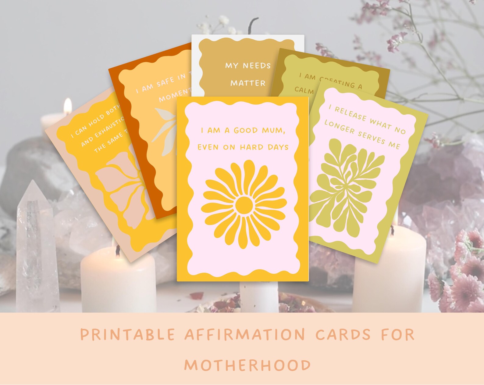 Printable Affirmation Cards for Mothers | 20 Positive Quote Cards ...