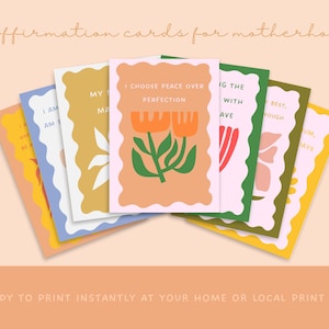Printable Affirmation Cards for Mothers | 20 Positive Quote Cards ...
