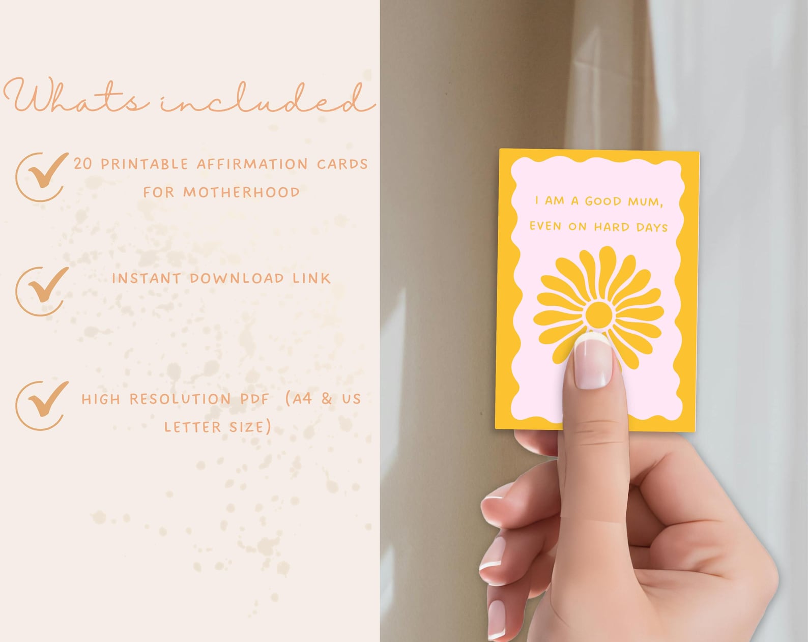 Printable Affirmation Cards for Mothers | 20 Positive Quote Cards ...