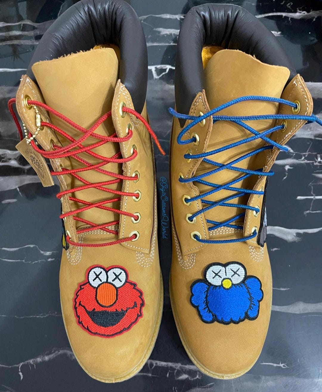 Kaws Custom Timberland - Etsy