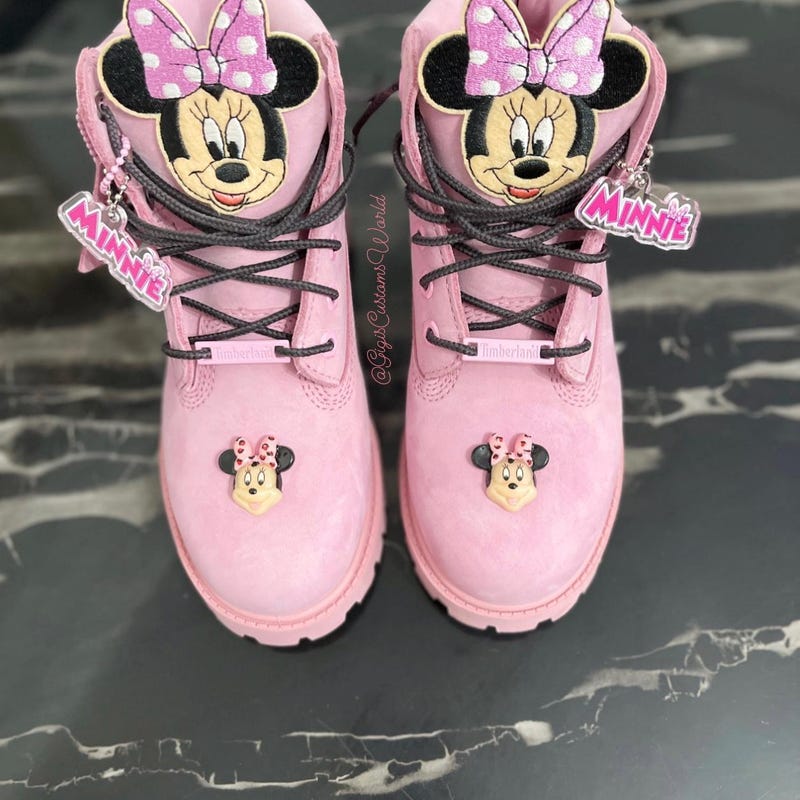 Pink Timberland - Etsy