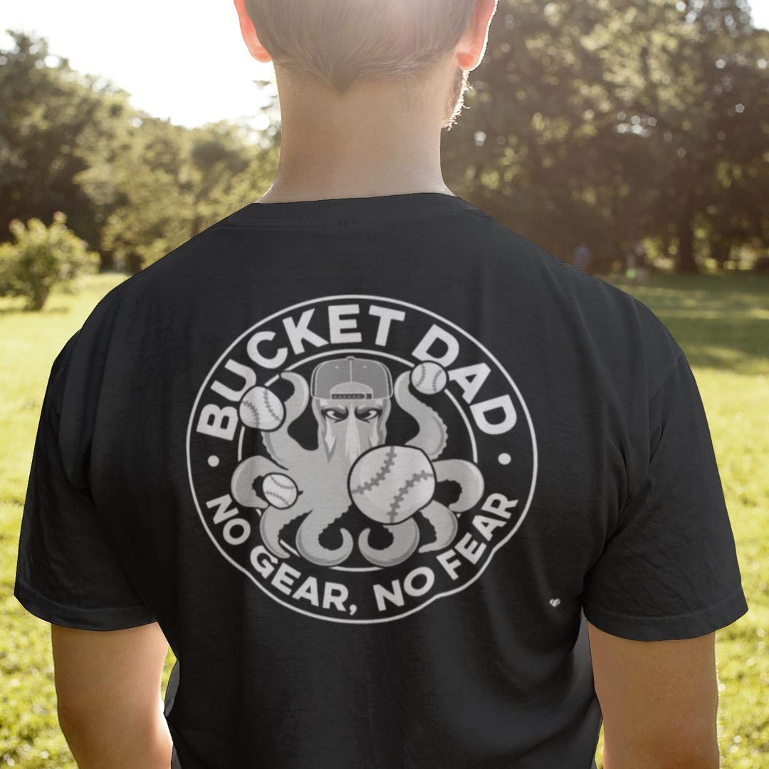 BUCKET DAD - BASEBALL T-shirt - Etsy