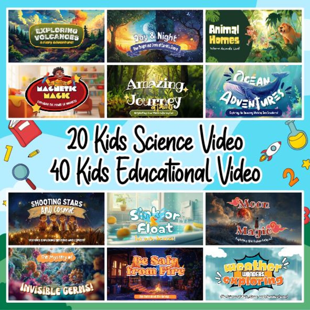 Education Videos for Children With Animation & Voiceover | 20 Kids ...
