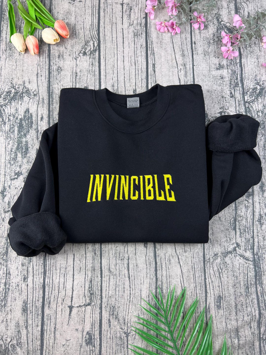 Invincible Mark Superhero Embroidered Sweatshirt, Superhero Embroidered ...