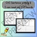 CVC Writing Sentences Worksheet | CVC ‘og/op/ot Families Words | I Can ...